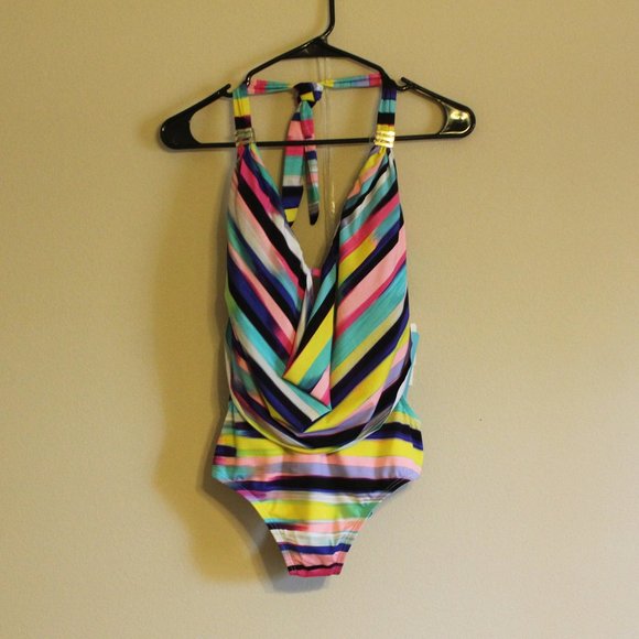 Bar III | Swim | Nwt Bar Iii Draped Monokini Onepiece Swimsuit | Poshmark